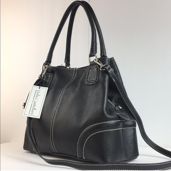 Viola Castellani | Bags | Viola Castellani Milano Made In Italy Tote ...
